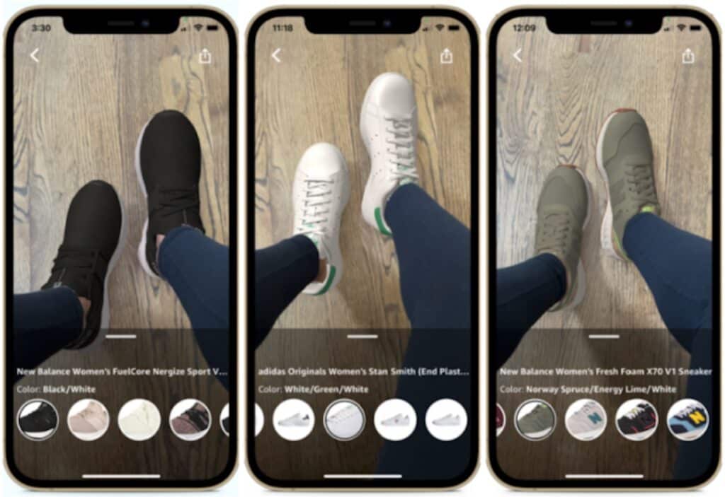 Amazon test virtuele schoenen met Augmented Reality - Christian Kromme